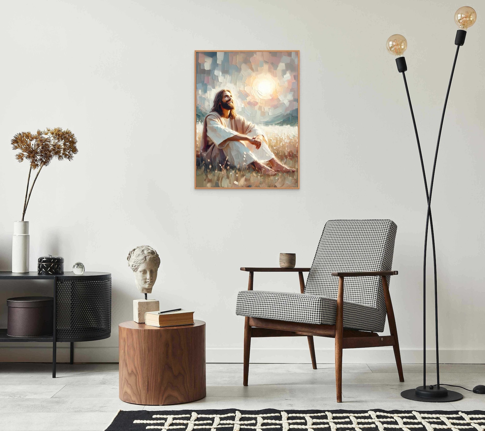 Sun and Smiles, Modern Christian Art, Jesus Portrait, Jesus Art, LDS ...