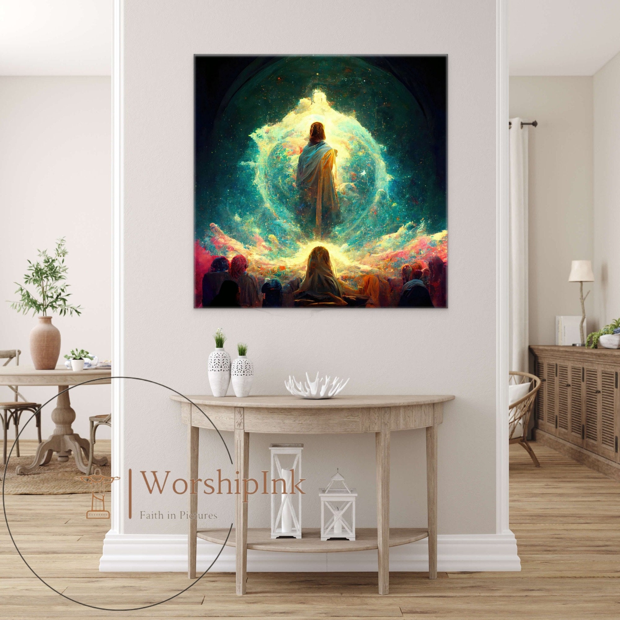 The Creator Christian Digital Art Modern Christian Art LDS - Etsy