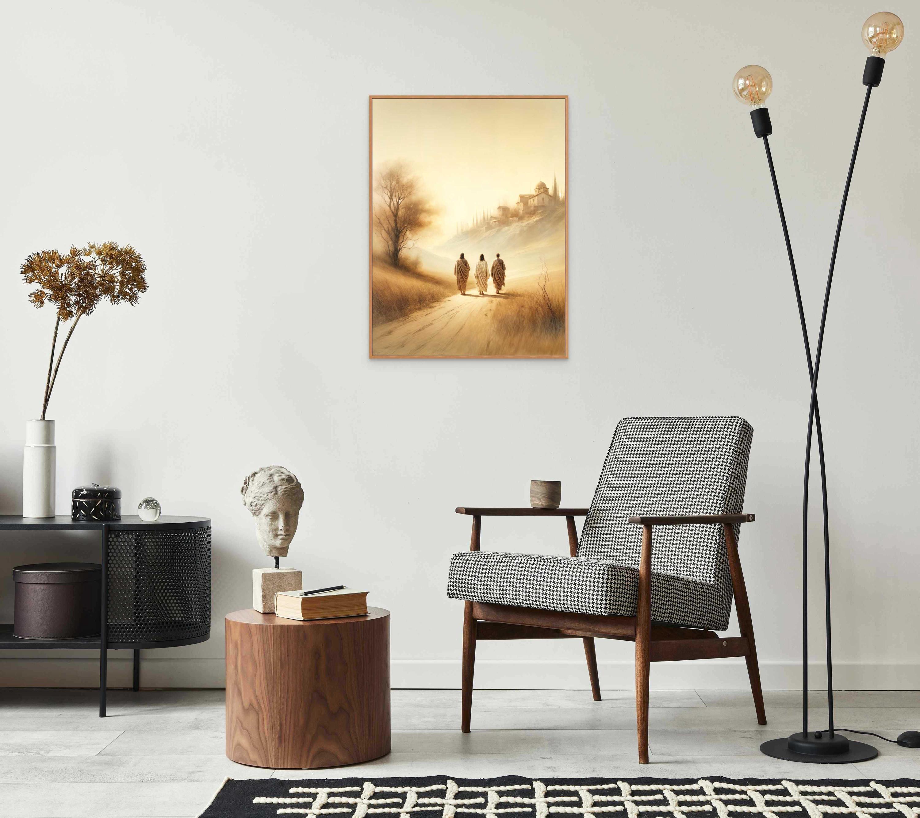 The Road to Emmaus, Christian Art, Jesus Resurrection, Jesus Art Print ...