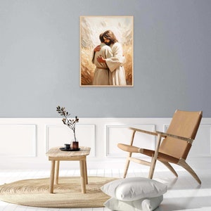 Jesus Loves You, Christian Art, Jesus Christ Hugging Man, Jesus Art ...