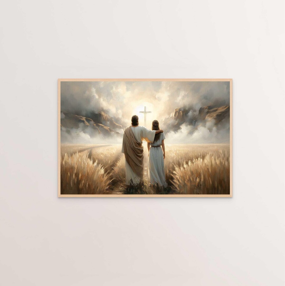 Guided by Faith, Christian Art, Jesus and Woman, Picture of Jesus, LDS ...