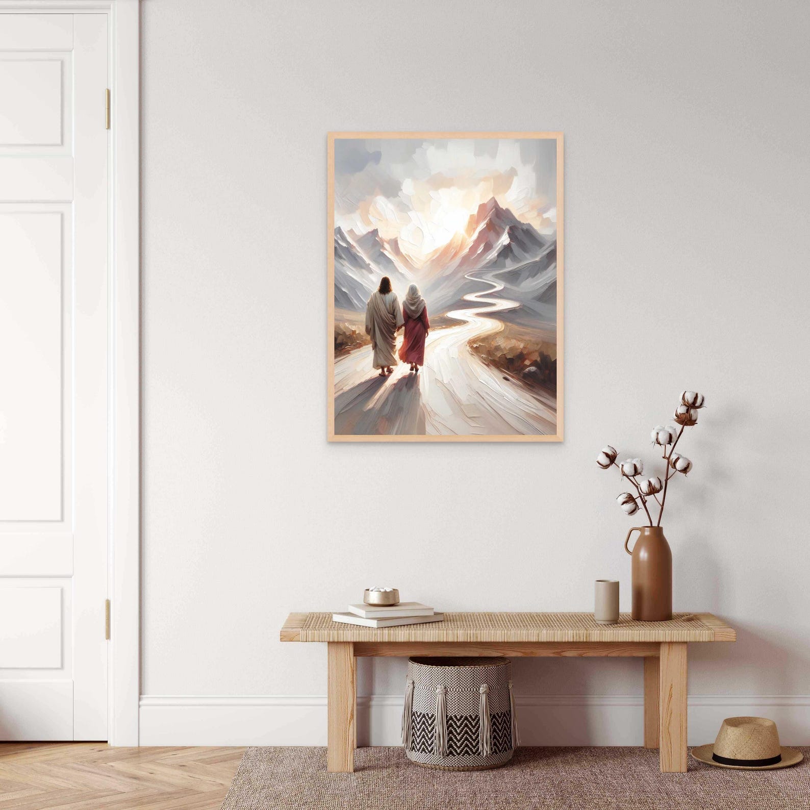 Days of Triumph, Christian Painting, Jesus Walking With Woman, Picture ...