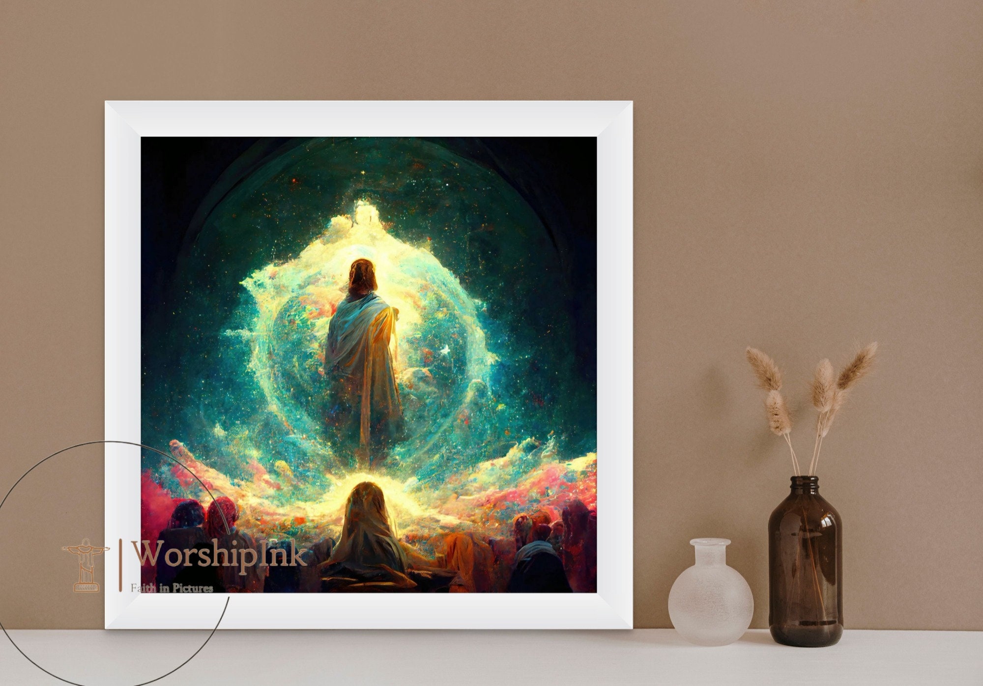 The Creator Christian Digital Art Modern Christian Art LDS - Etsy