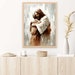 Never-ending Support, Digital Christian Art, Jesus Hugging Man, Jesus ...
