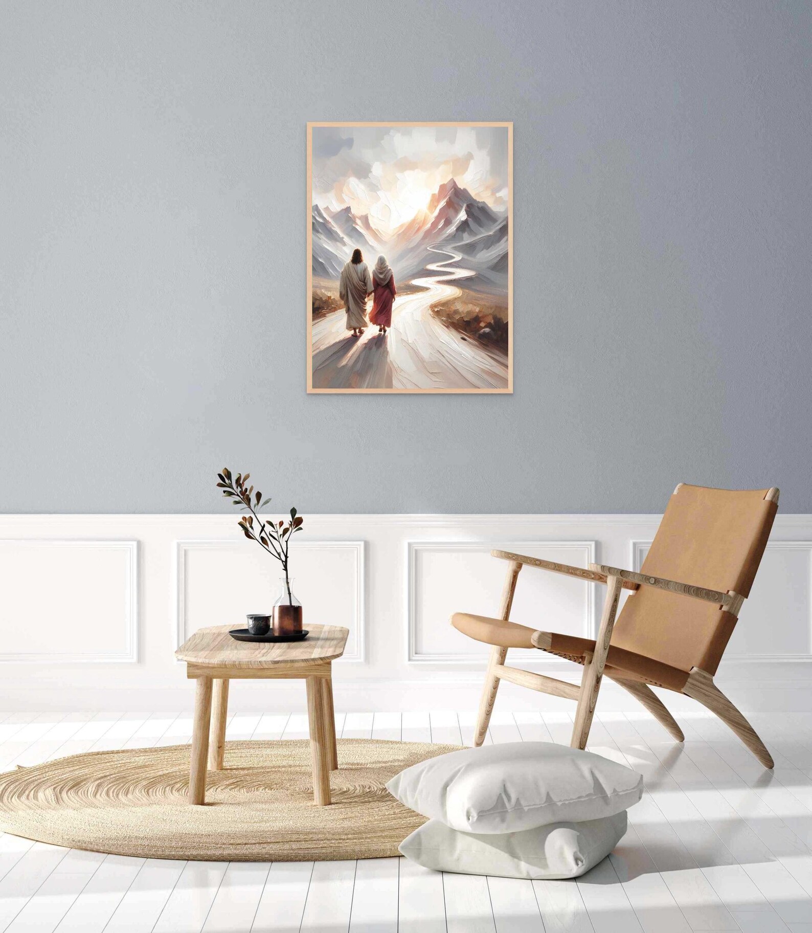 Days of Triumph, Christian Painting, Jesus Walking With Woman, Picture ...