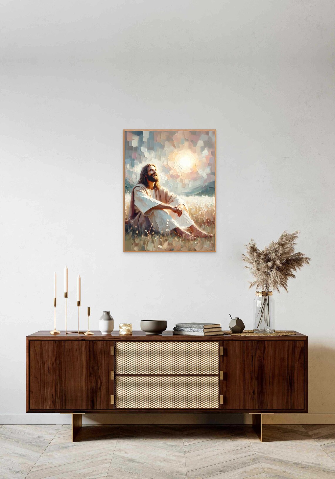 Sun and Smiles, Modern Christian Art, Jesus Portrait, Jesus Art, LDS ...