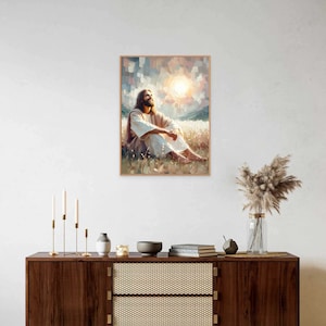 Sun and Smiles, Modern Christian Art, Jesus Portrait, Jesus Art, LDS ...