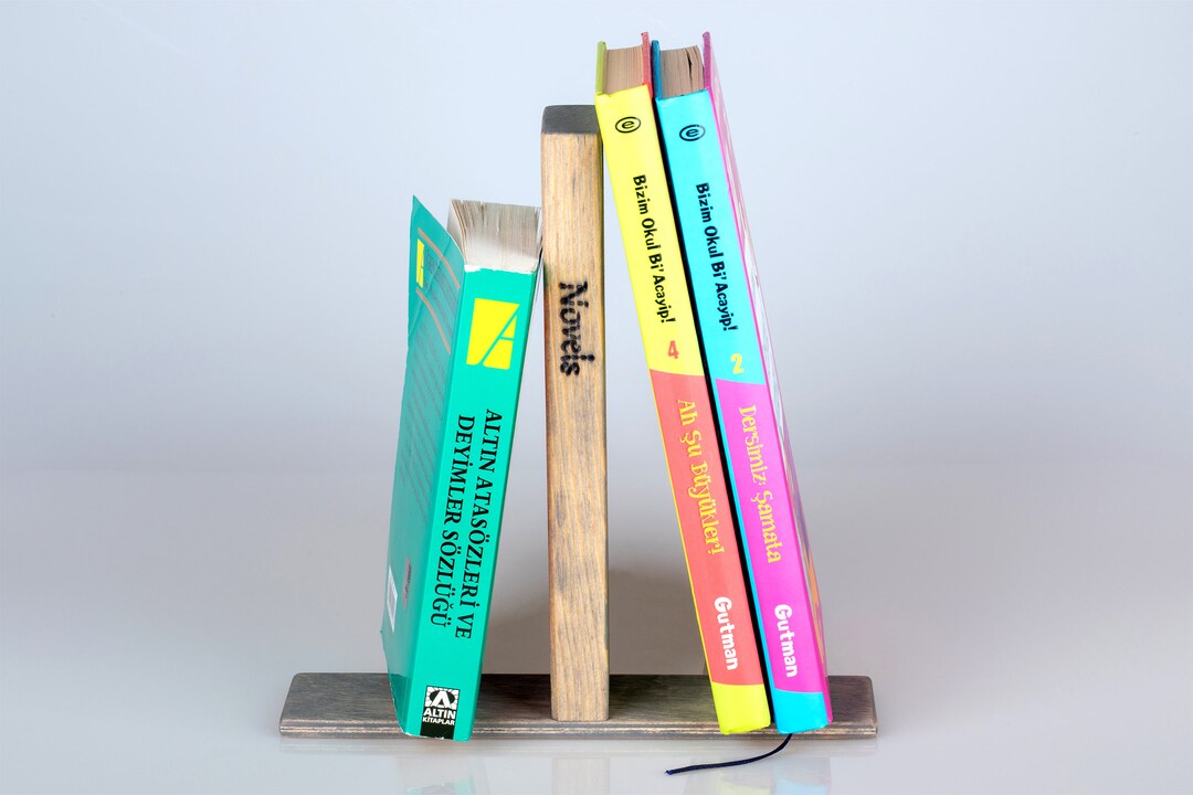 Book Holder Wooden Book Stand Book Shelf Decor - Etsy