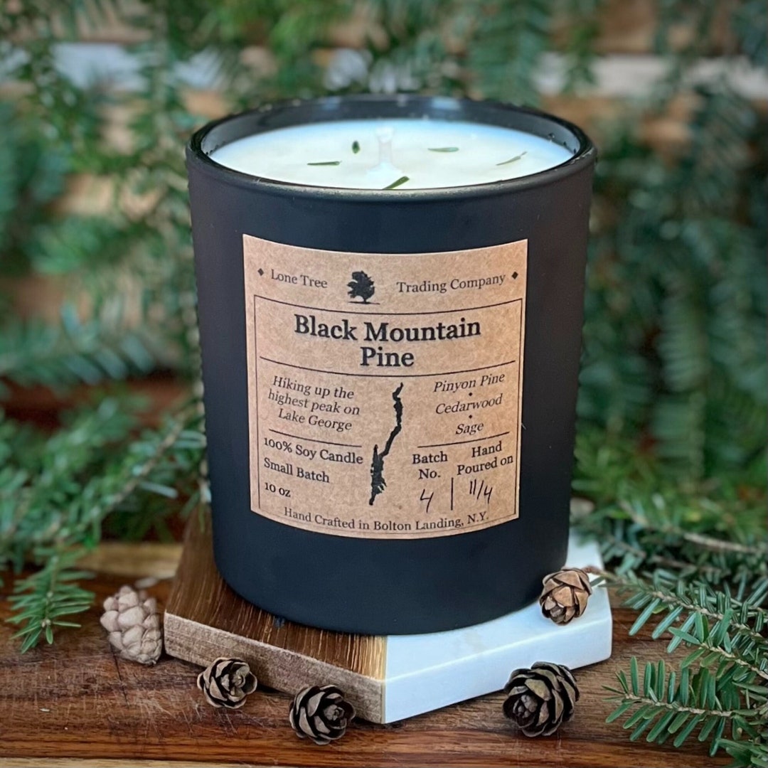 Black Mountain Pine / 12oz / Handmade Soy Candle / Small Batch ...