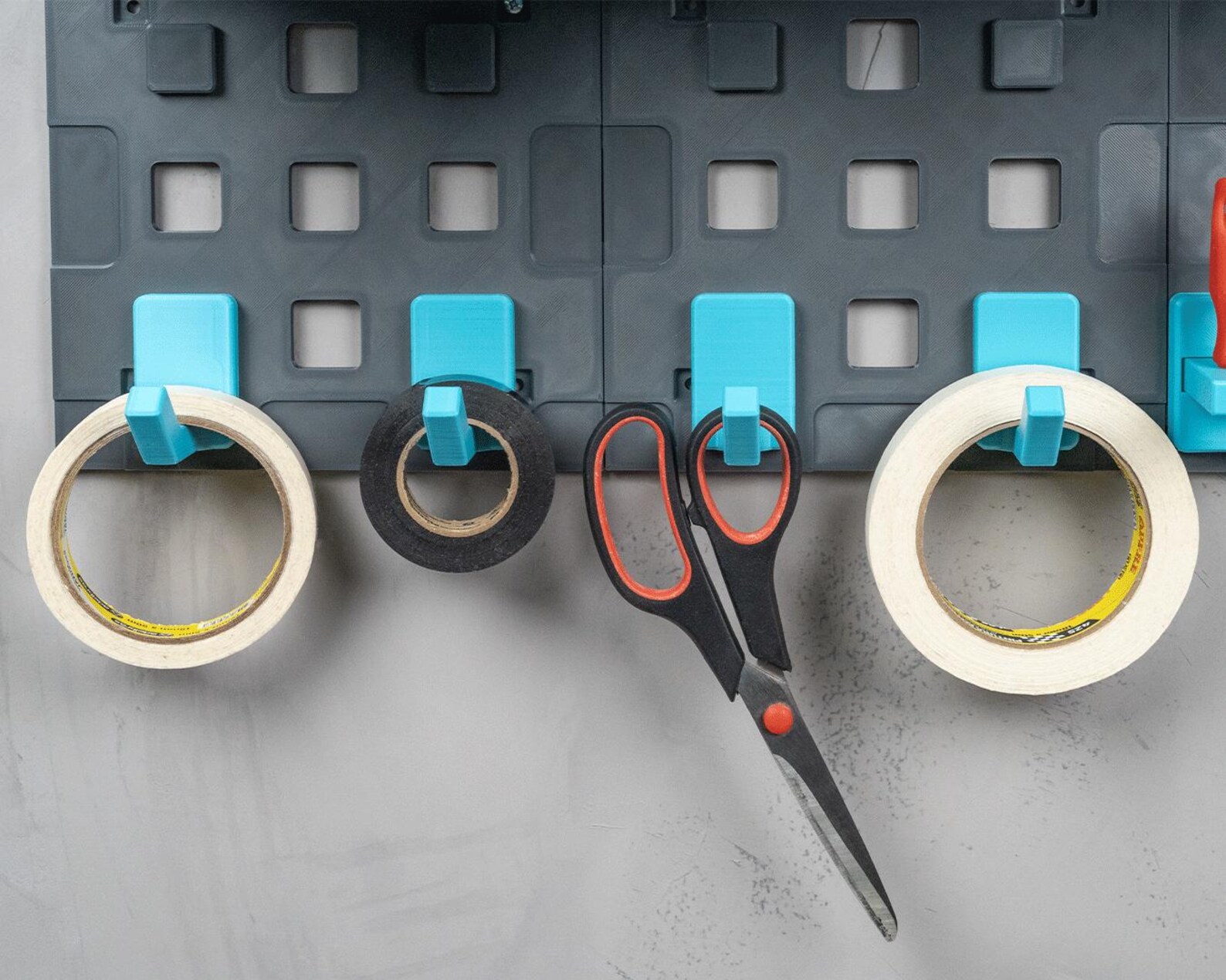 3D Printed Upright Wall Mounted Organizer PLA Multicolor - Etsy