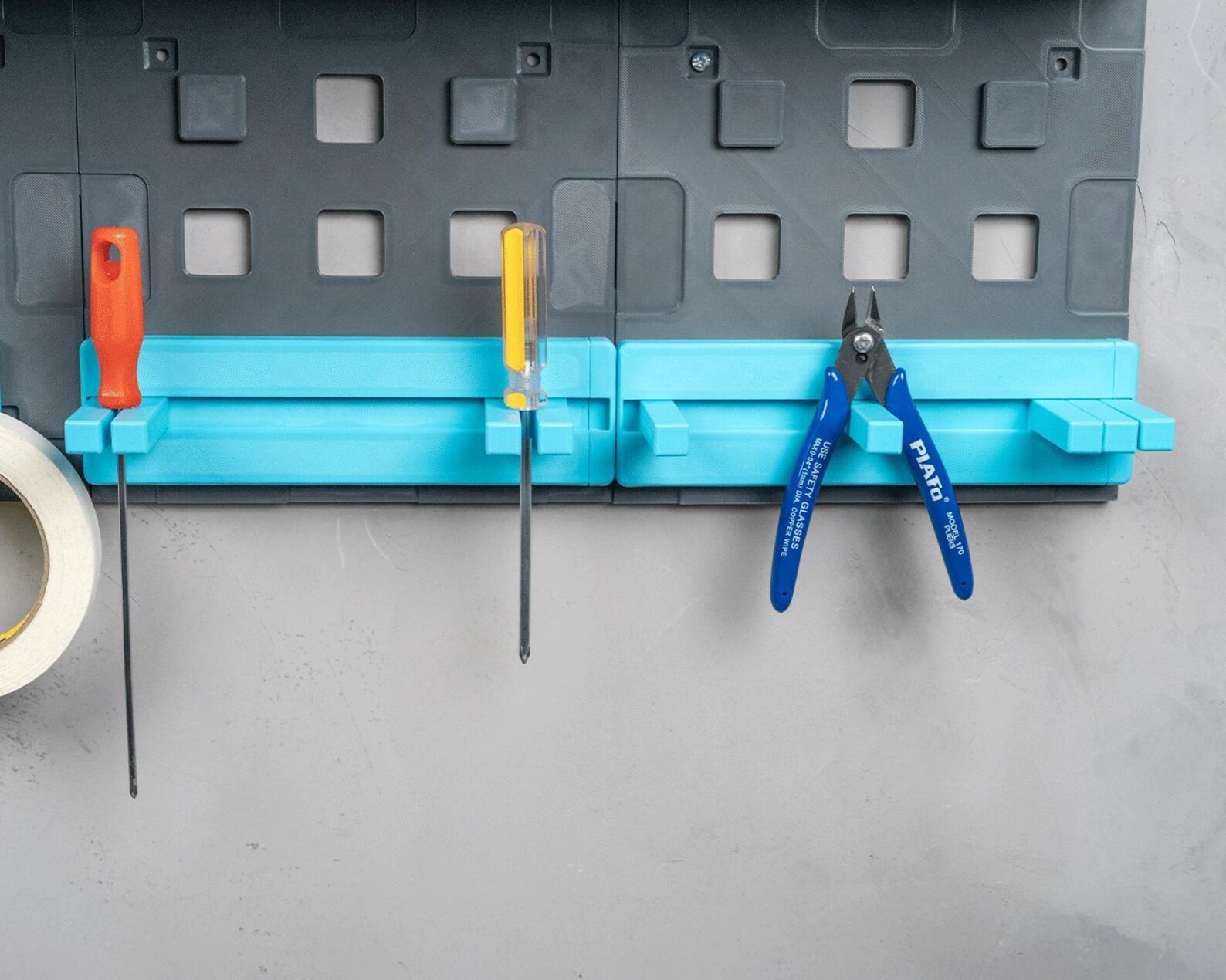 3D Printed Upright Wall Mounted Organizer PLA Multicolor - Etsy