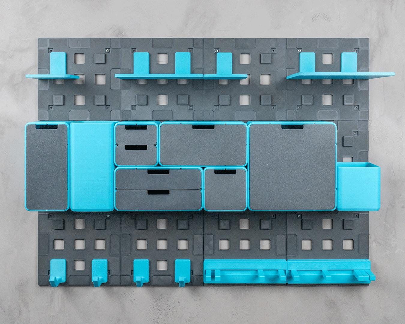 3D Printed Upright Wall Mounted Organizer PLA Multicolor - Etsy
