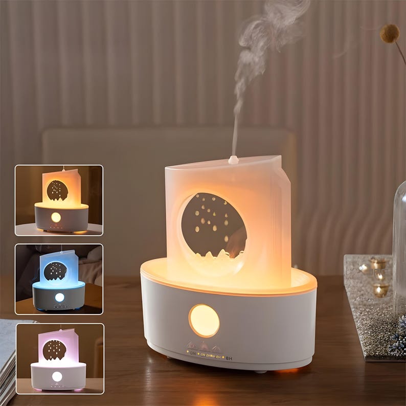Rain Cloud Aroma Diffuser Zen Raindrop Humidifier Essential Oil ...