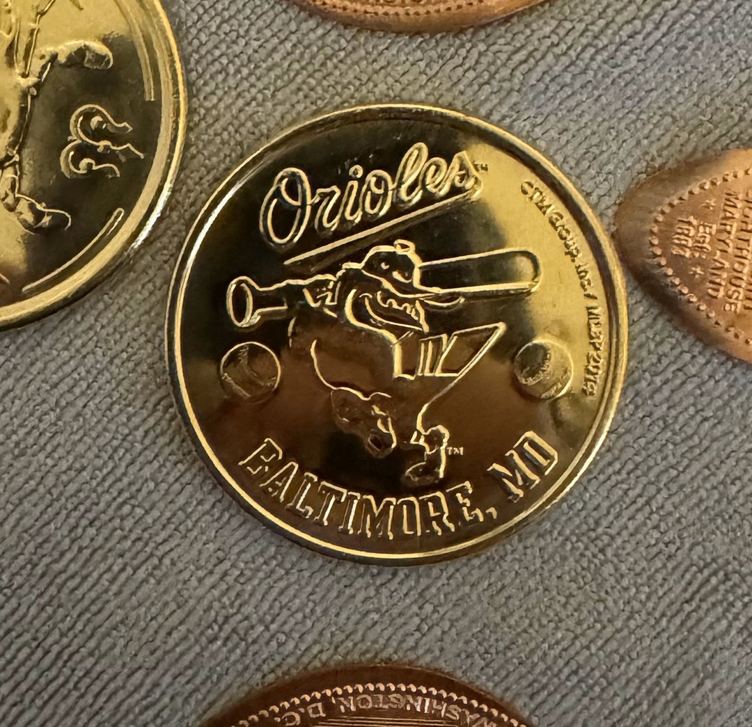 Baltimore Orioles Maryland Coin Token MLB From Rest Stop - Etsy