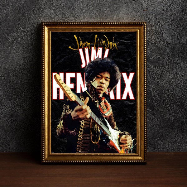 Jimi Hendrix Poster - Etsy