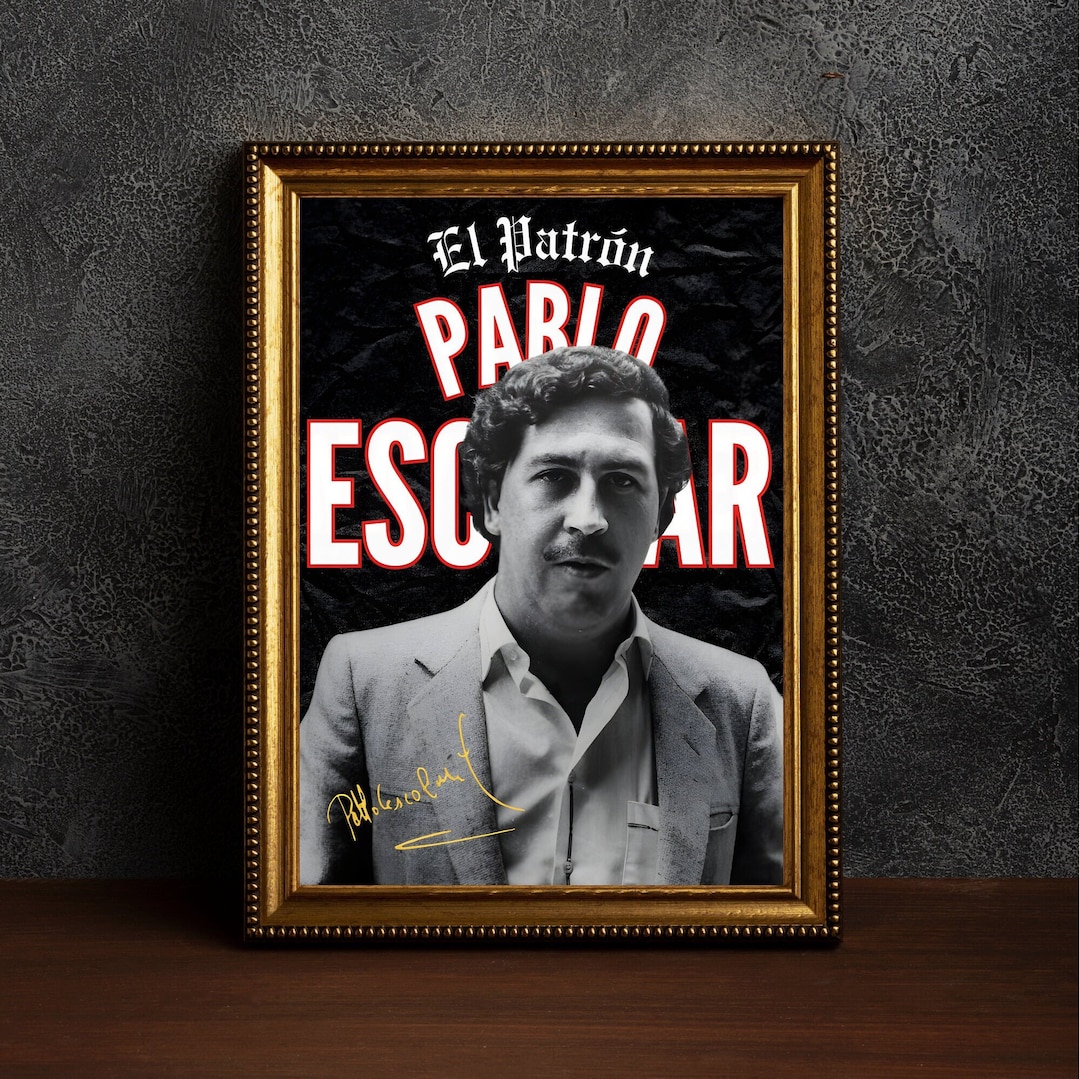 Poster Pablo Escobar / Gangster / Wall Poster / Wall Art / Interior ...