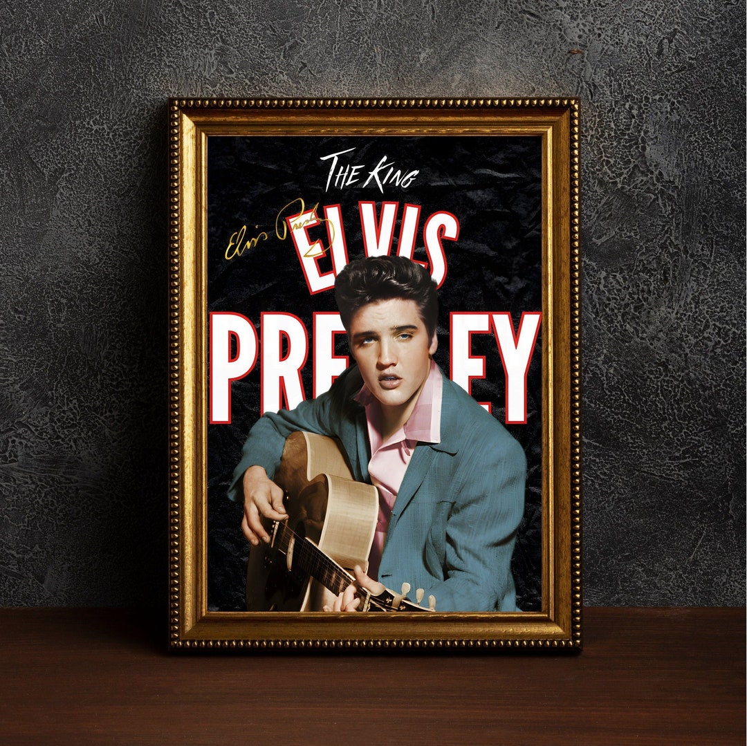 Elvis Presley Poster / Rockstar / Elvis Prints / Rap / Pop Star / Wall ...