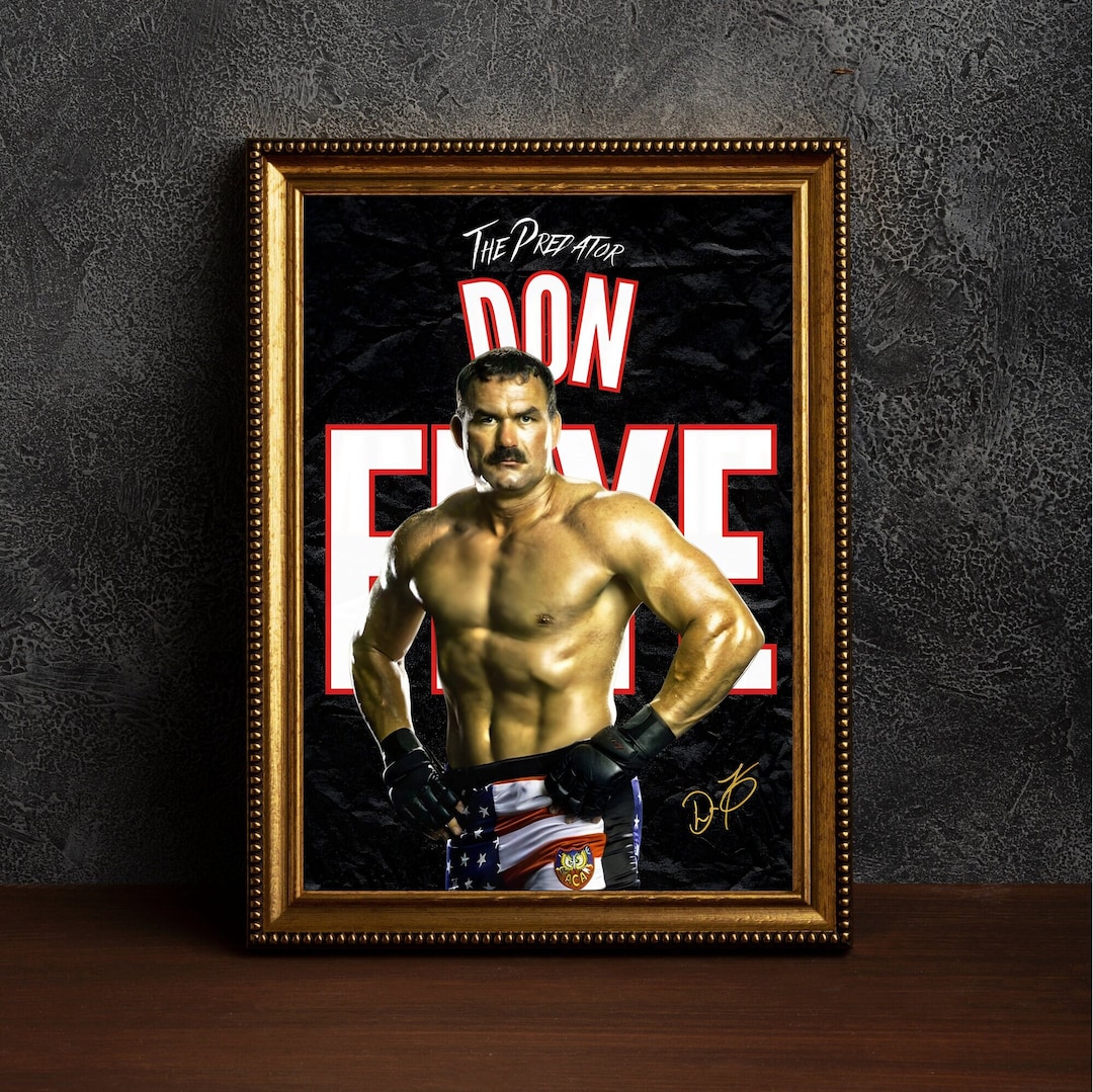 Poster Don FRYE / / Boxing / MMA / Wall Poster / Wallart / Interior ...