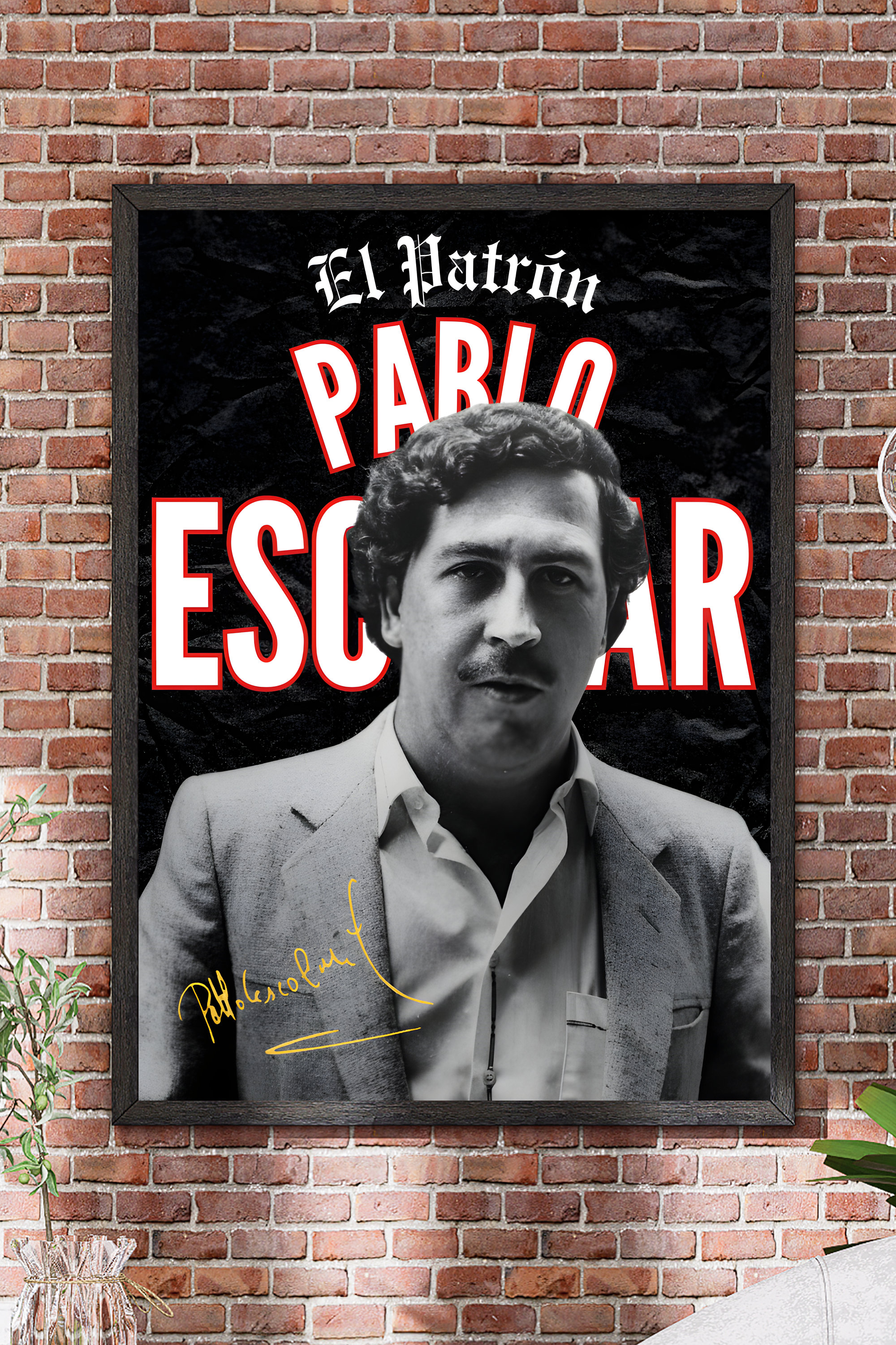 Poster Pablo Escobar / Gangster / Wall Poster / Wall Art / Interior ...