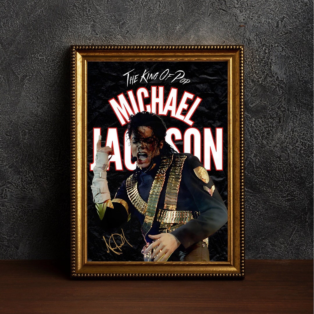 Poster Michael Jackson / Pop Star / Rockstar / Rap / Wall Poster / Wall ...