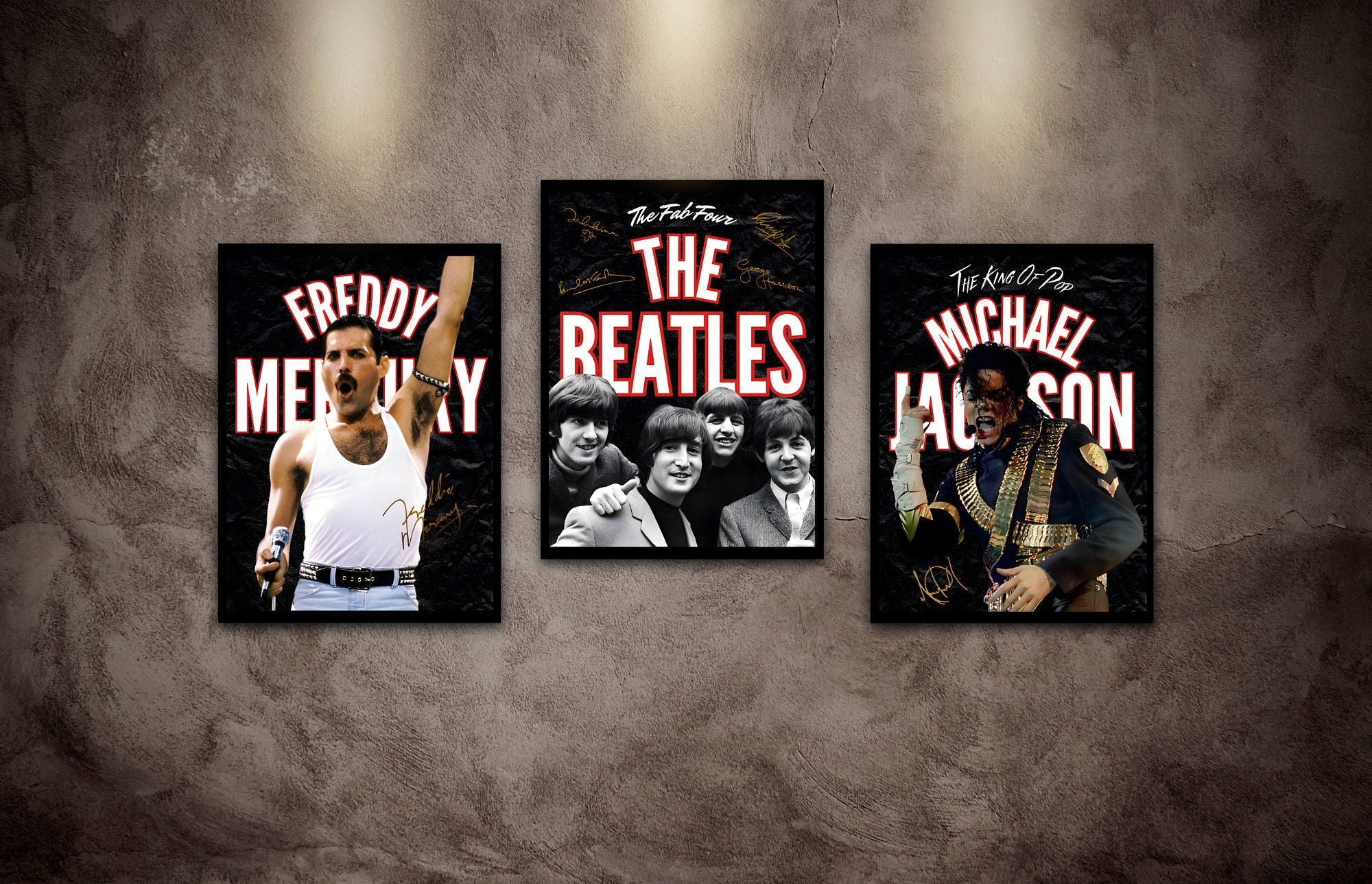 Poster the Beatles / Rockstar / Pop Star / Wall Poster / Wall - Etsy