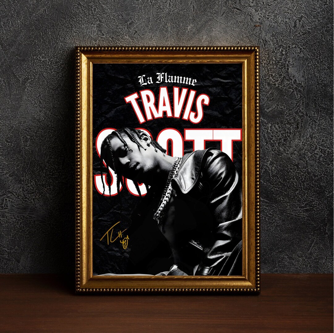Travis Scott Poster / Rap / Pop Star / Rockstar / Wall Poster / Wall ...