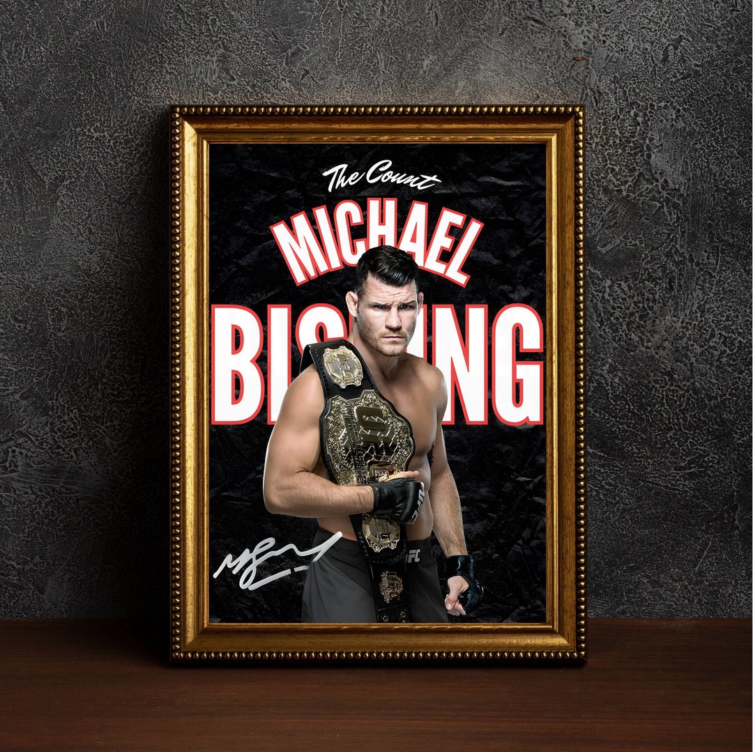 Michael Bisping Poster / Boxing / MMA / Wall Poster / Wall Art ...