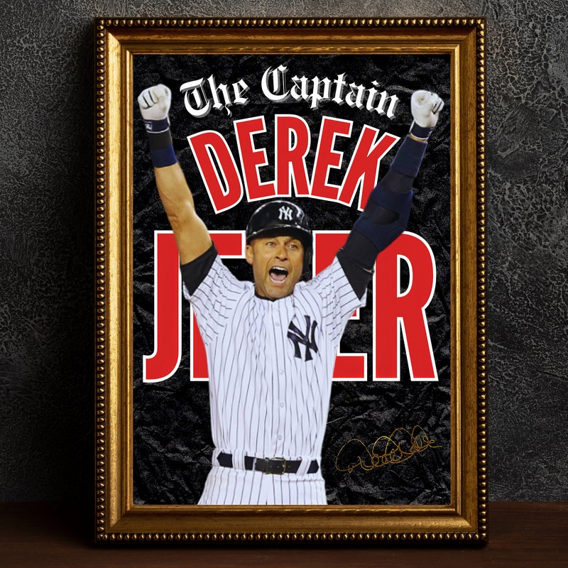 Derek Jeter Poster - Etsy