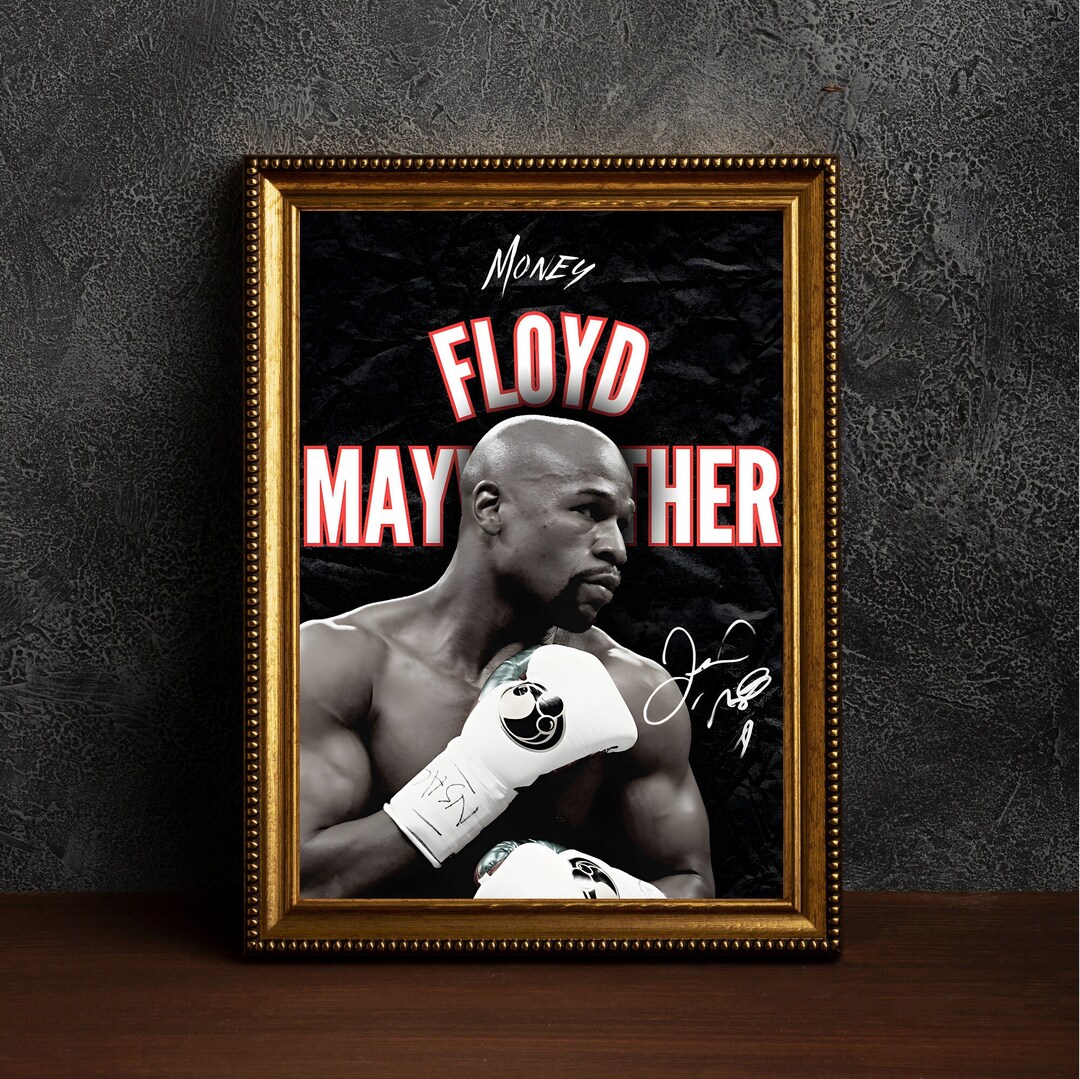 Floyd Mayweather Poster / Boxing / Wall Poster / Wall Art / Interior ...