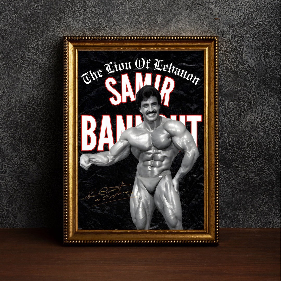 Poster Samir Bannout / Bodybuilding / IFBB / Gym Motivation / Home Gym ...
