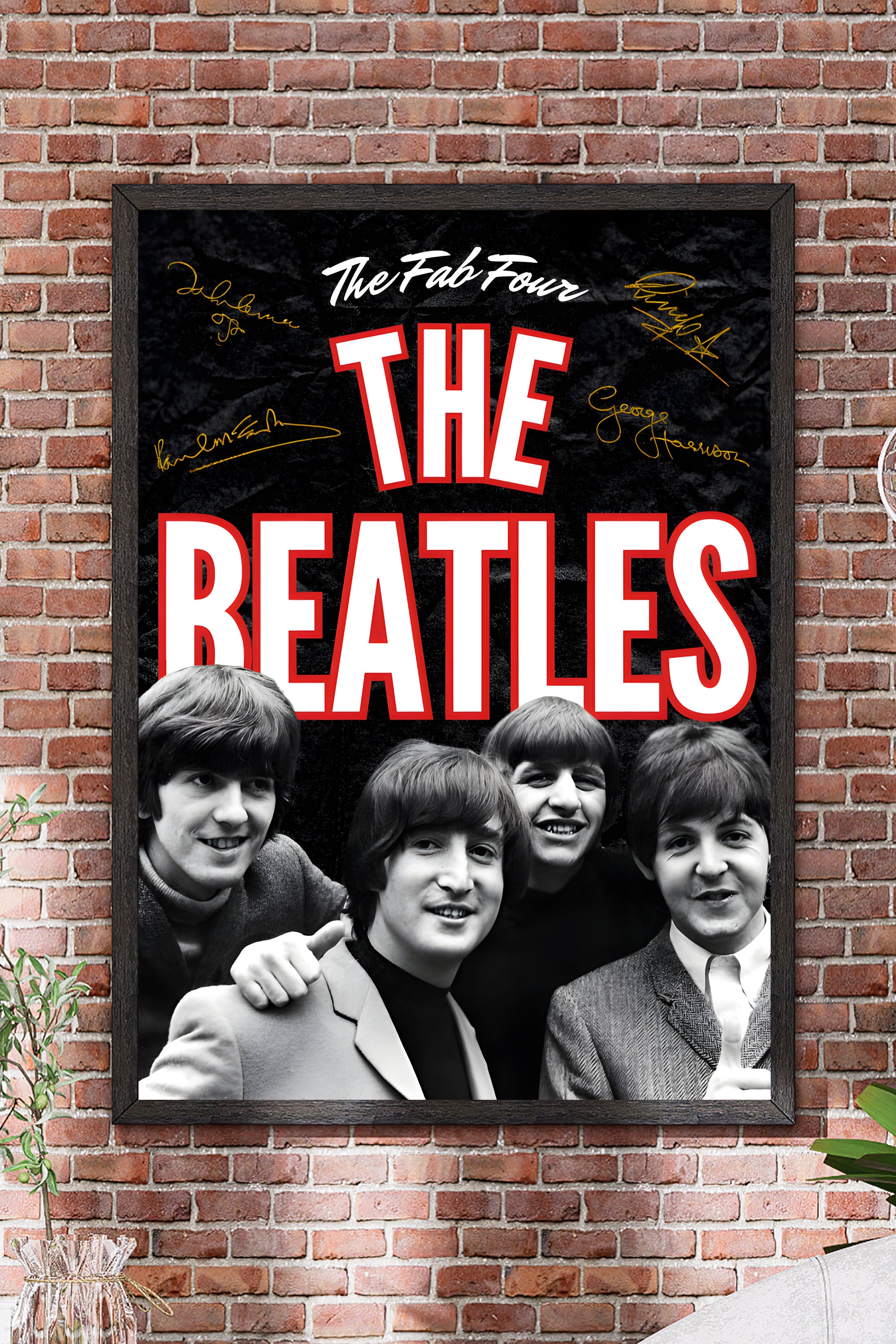 Poster the Beatles / Rockstar / Pop Star / Wall Poster / Wall - Etsy