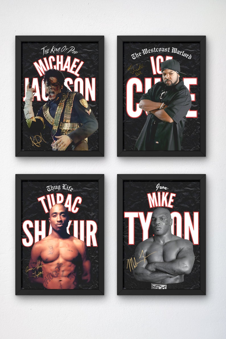 Poster Ice Cube / Rap / Rockstar / Pop Star / Wall Poster / Wall Art ...