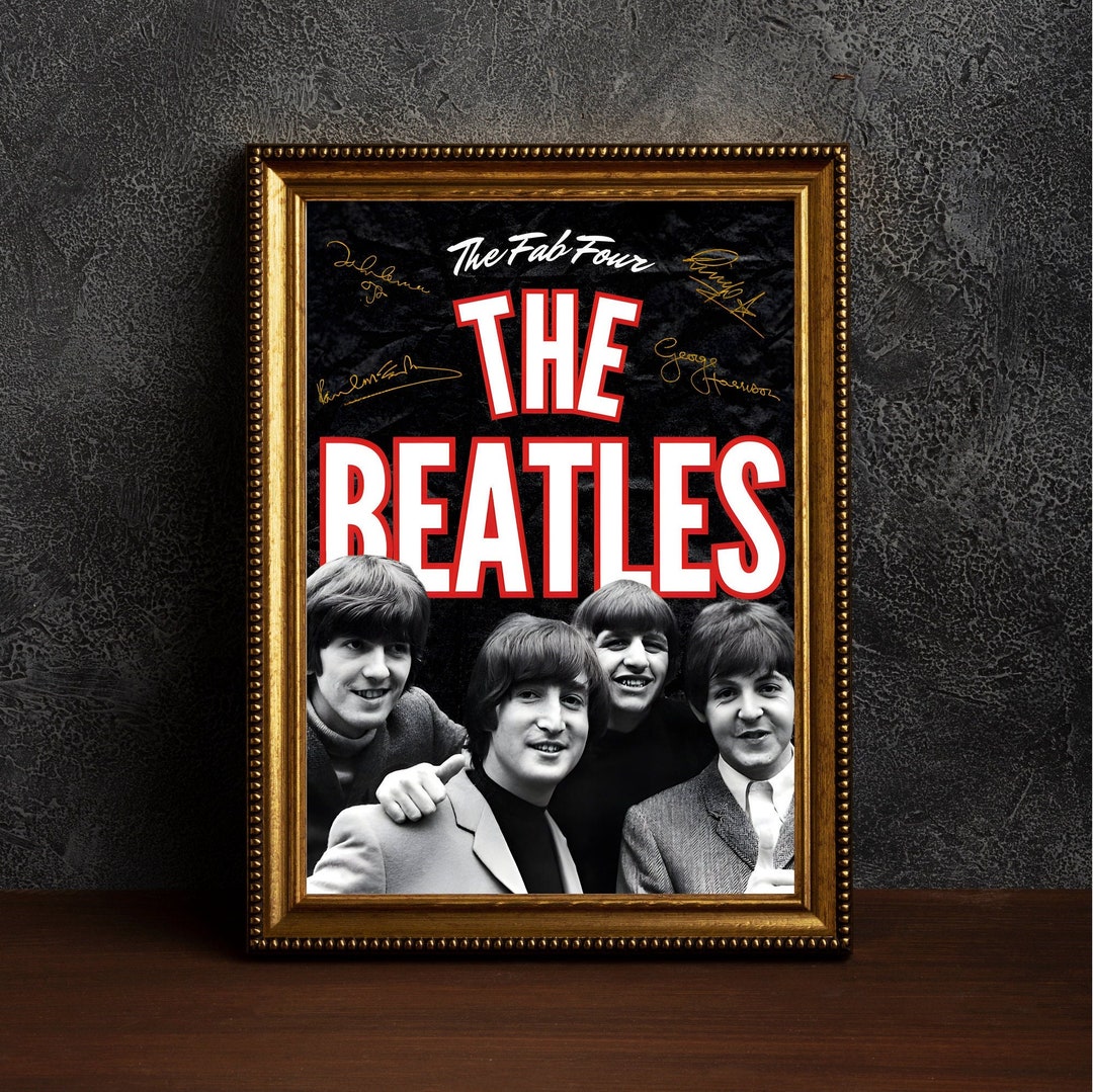 Poster the Beatles / Rockstar / Pop Star / Wall Poster / Wall Art ...