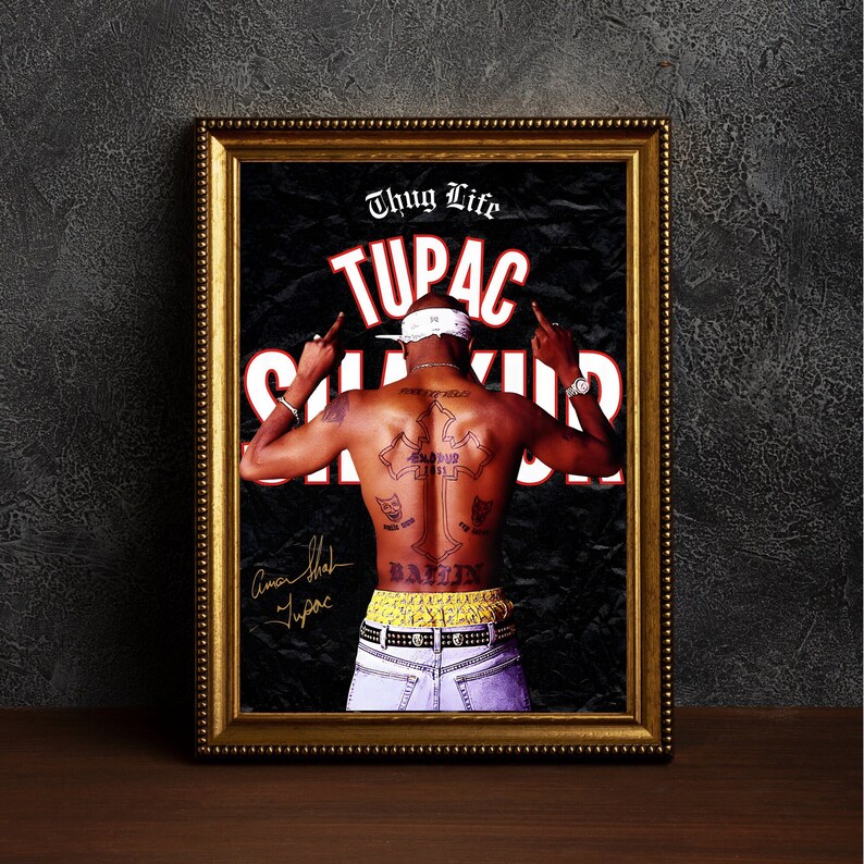 Poster 2pac / Tupac / Rap / Rockstar / / Pop Star / Wall Poster / Wall ...