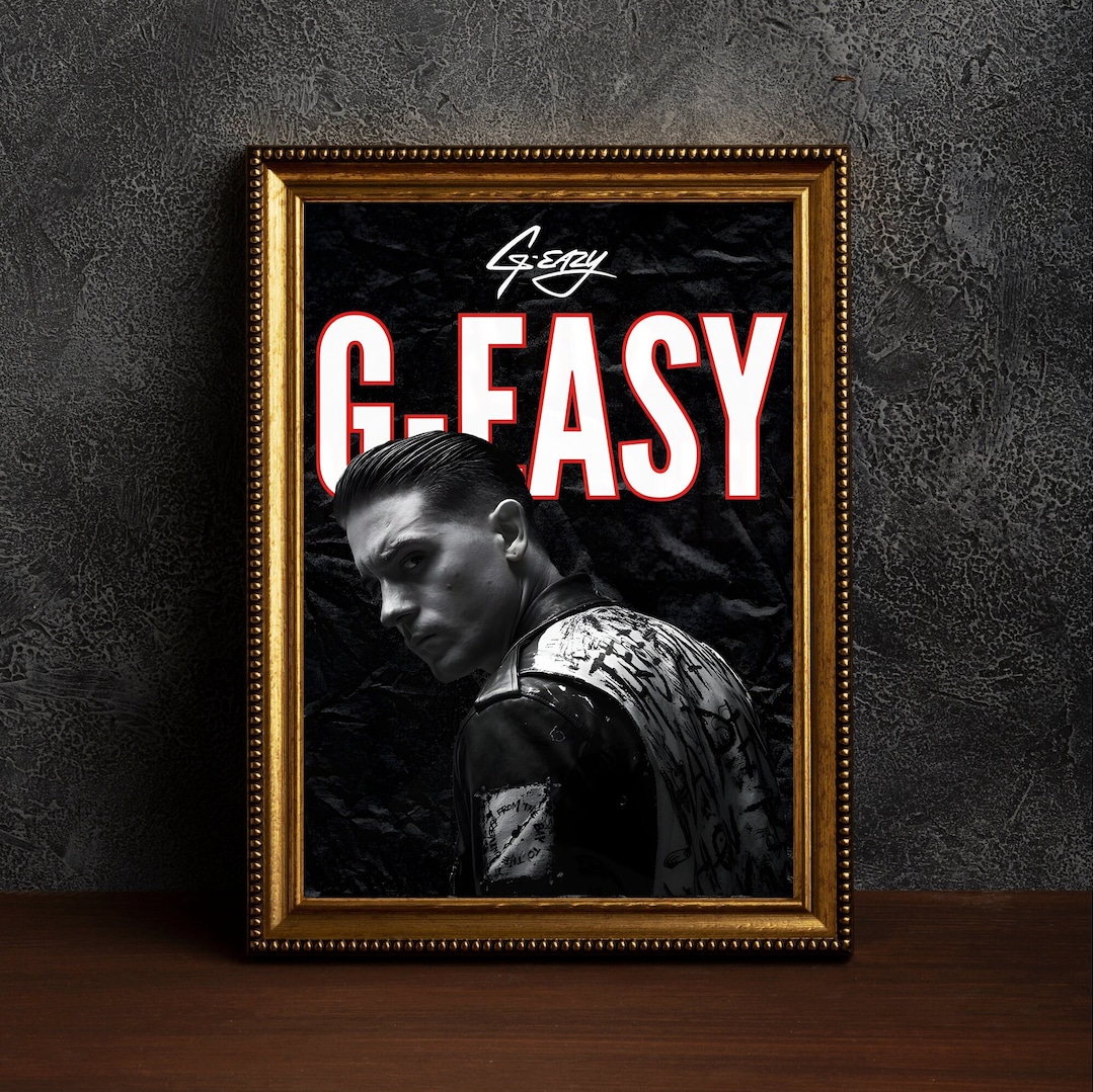 G-eazy Poster / Rap / Pop Star / Rockstar / Wall Poster / Wall Art / Interior Decoration - Etsy
