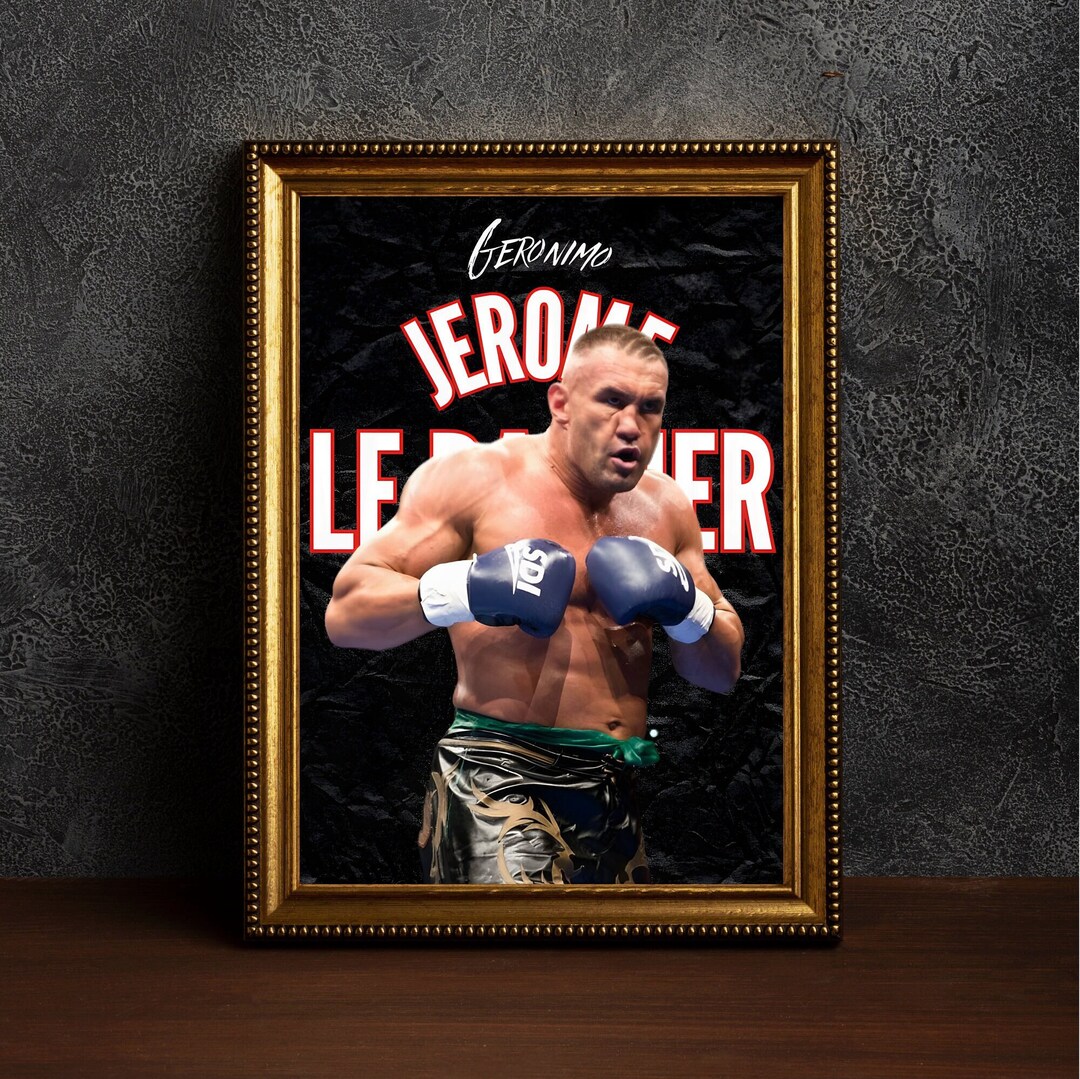 Poster Jerome Le Banner / Boxing / Wall Poster / Wallart / Interior ...
