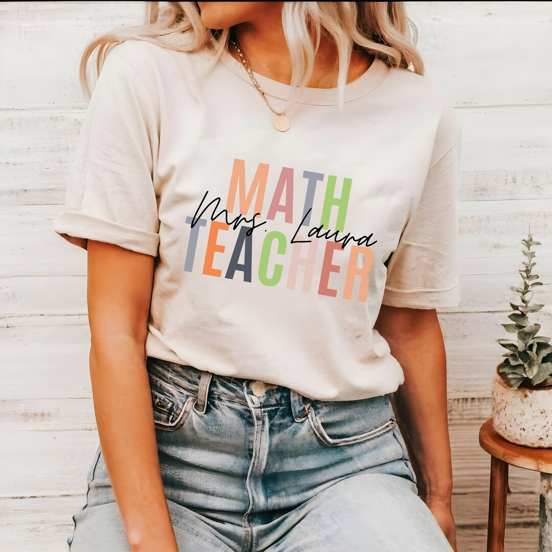 Math Teacher Gift, Teacher Appreciation Tshirt, Problem Solver Matching ...