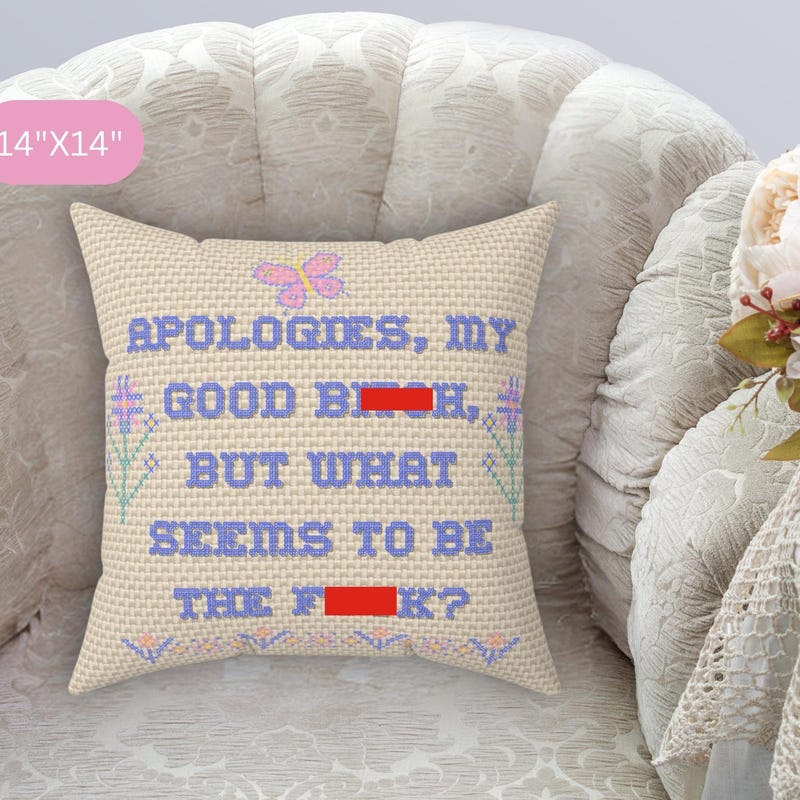 Funny Throw Pillow - Etsy