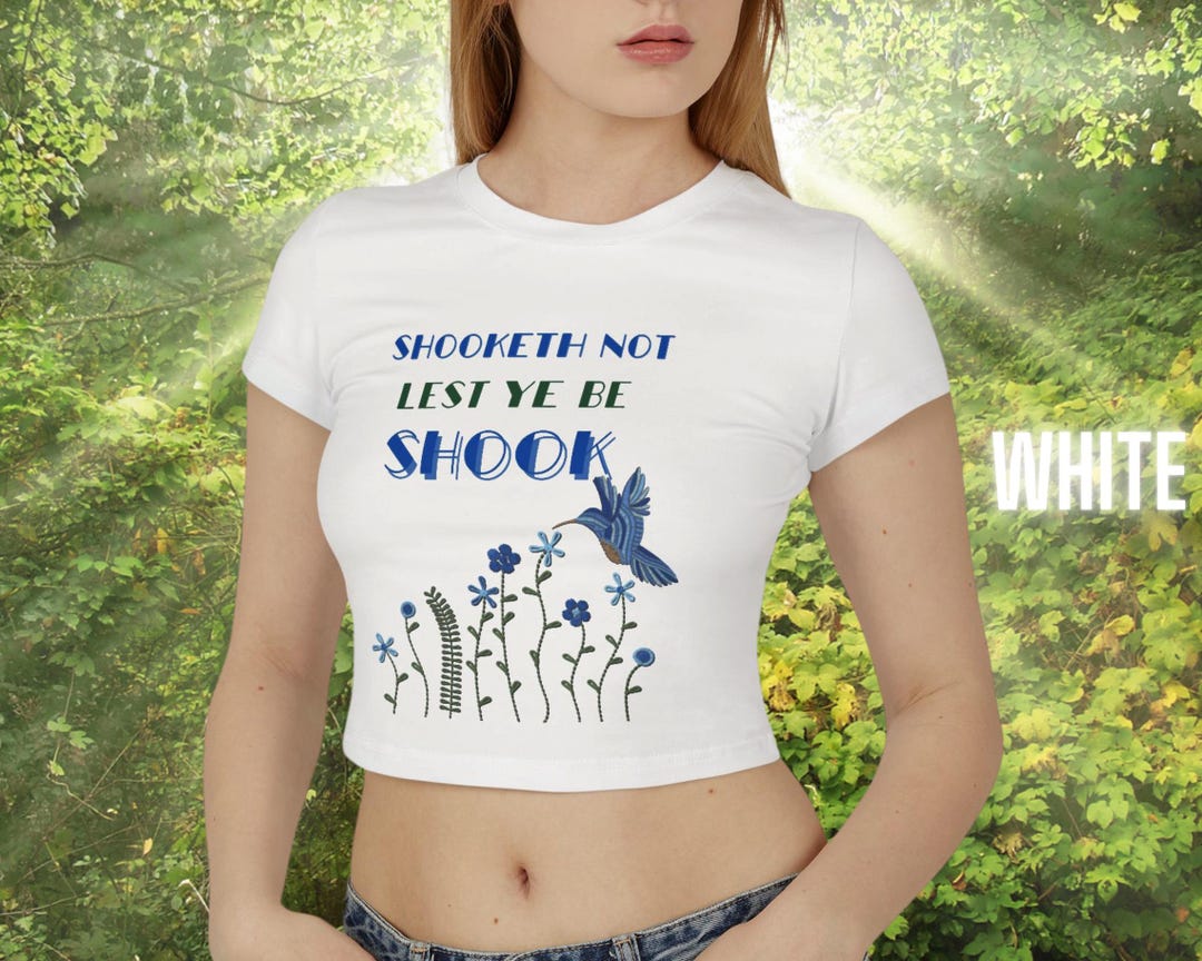Funny Bible Verse Crop Top Hummingbird Baby Tee Cute T Shirt Teen Gift ...