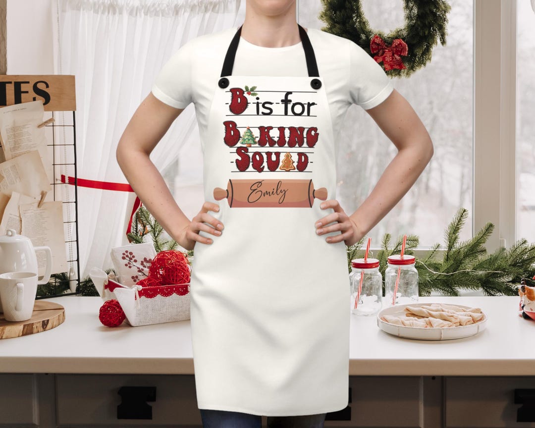 Customized Baking Squad Apron Personalized Baking Squad Gift Kitchen ...