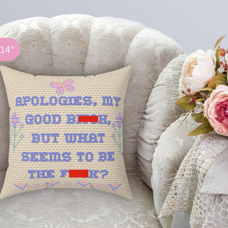 Funny Throw Pillow - Etsy