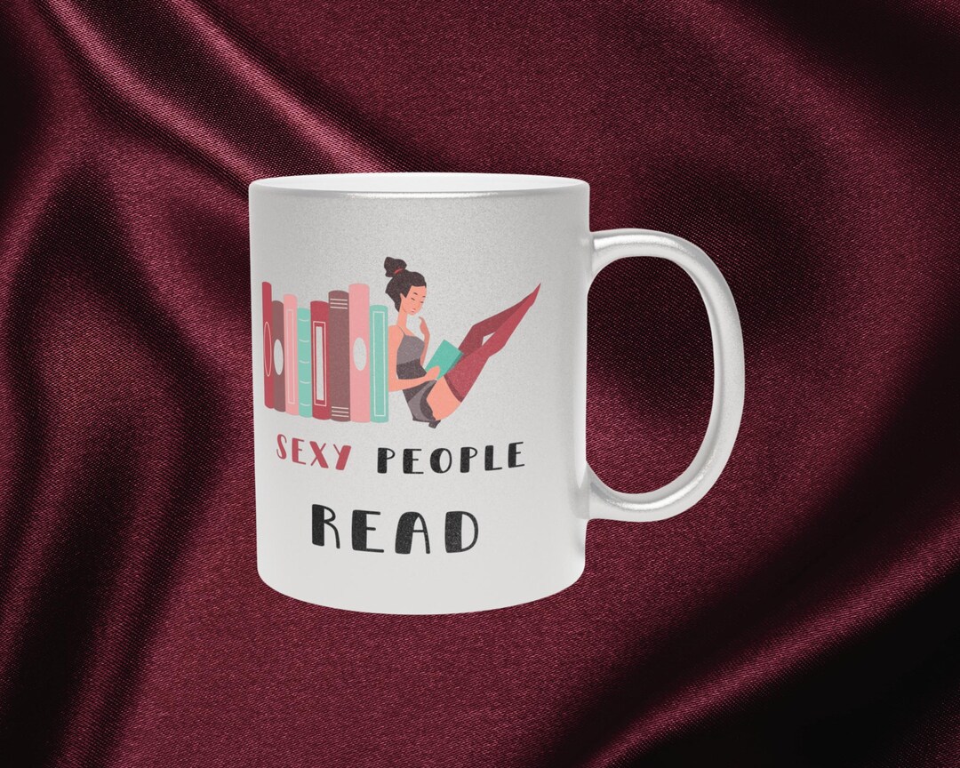 Personalized Metallic Look Mug | Custom Name Reader Gift | Librarian ...