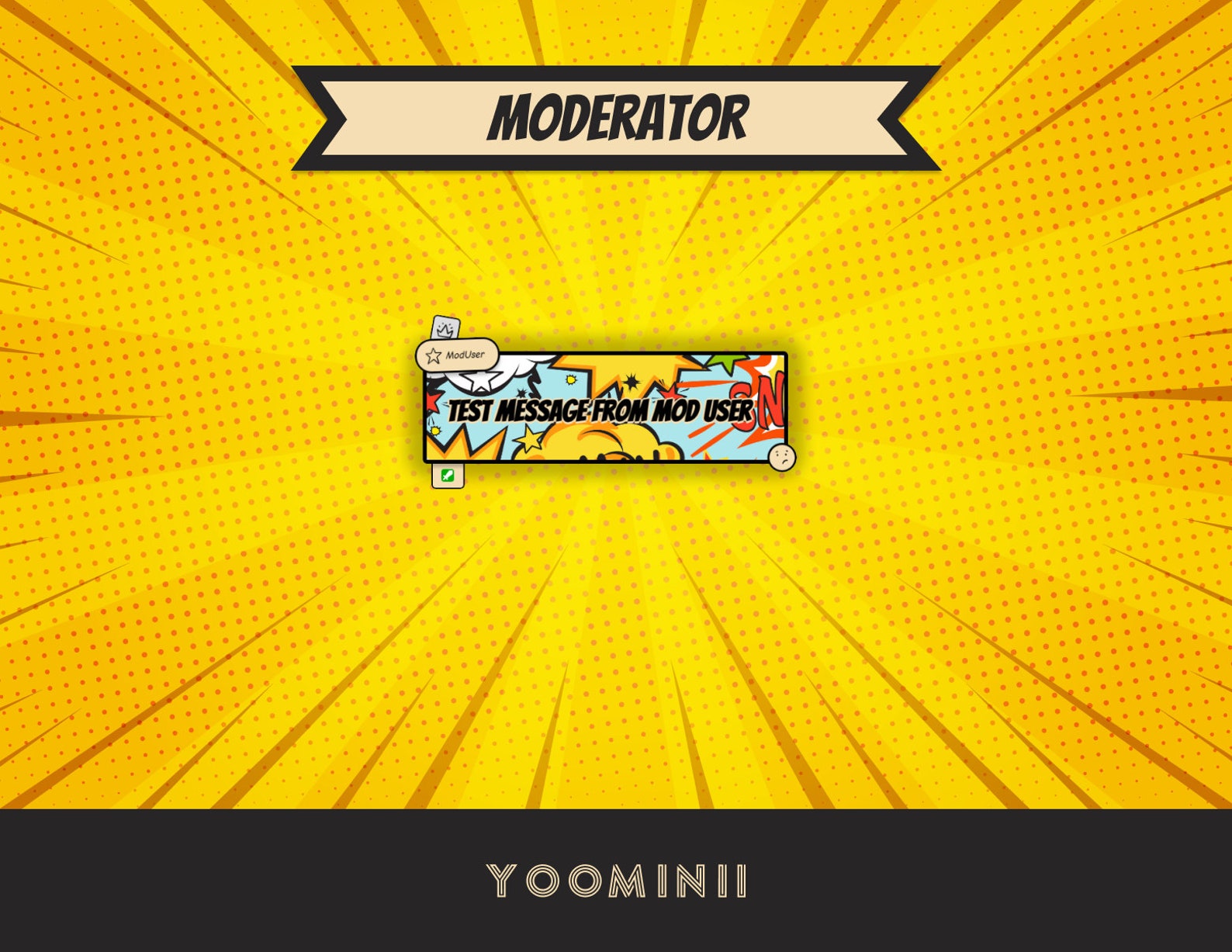 Comic Chat Widget . Chatwidget . Chat Box . Chatbox . Stream Overlay ...