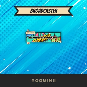 Comic Chat Widget . Chatwidget . Chat Box . Chatbox . Stream Overlay ...