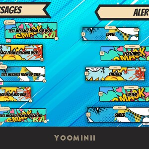 Comic Chat Widget . Chatwidget . Chat Box . Chatbox . Stream Overlay ...