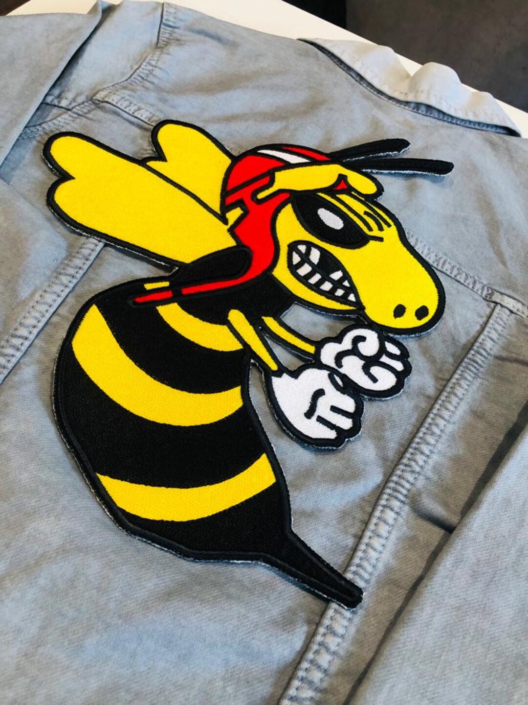 Custom High Quality Large Embroidery Patch, Iron/sew on Back Patch Made ...