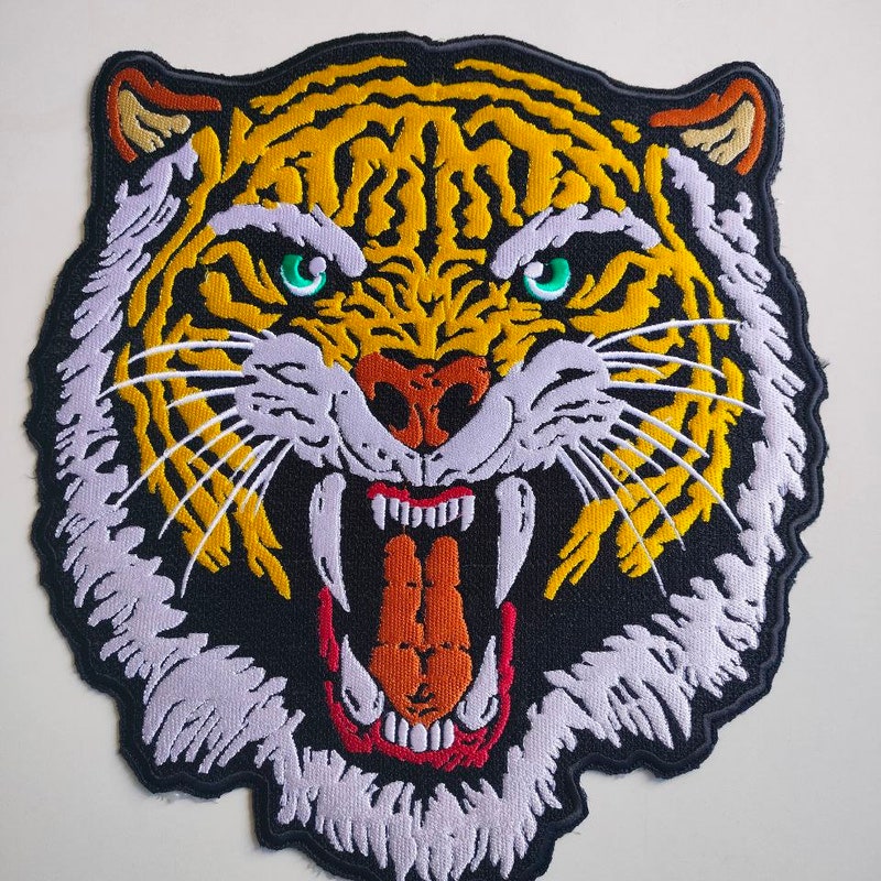 Iron on Patch Tiger - Etsy