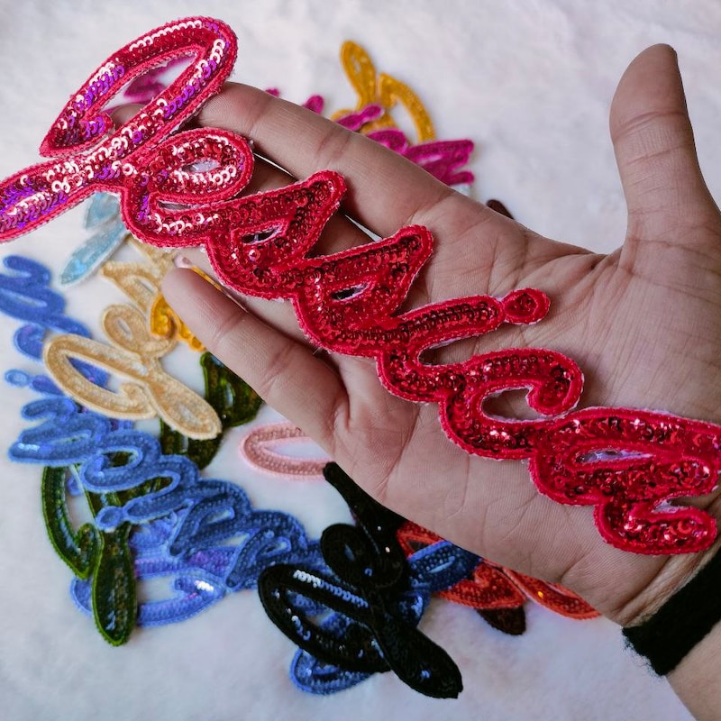 Sequined Patch - Etsy