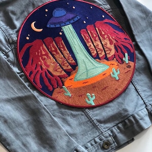 Custom High Quality Large Embroidery Patch, Iron/sew on Back Patch Made ...