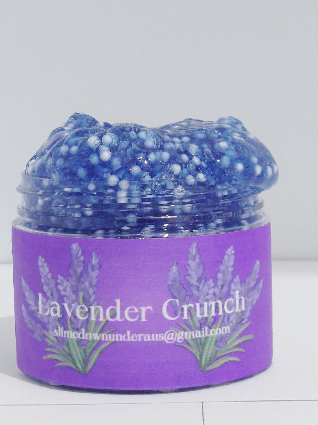 Lavender Crunch Slime 6 Oz - Etsy